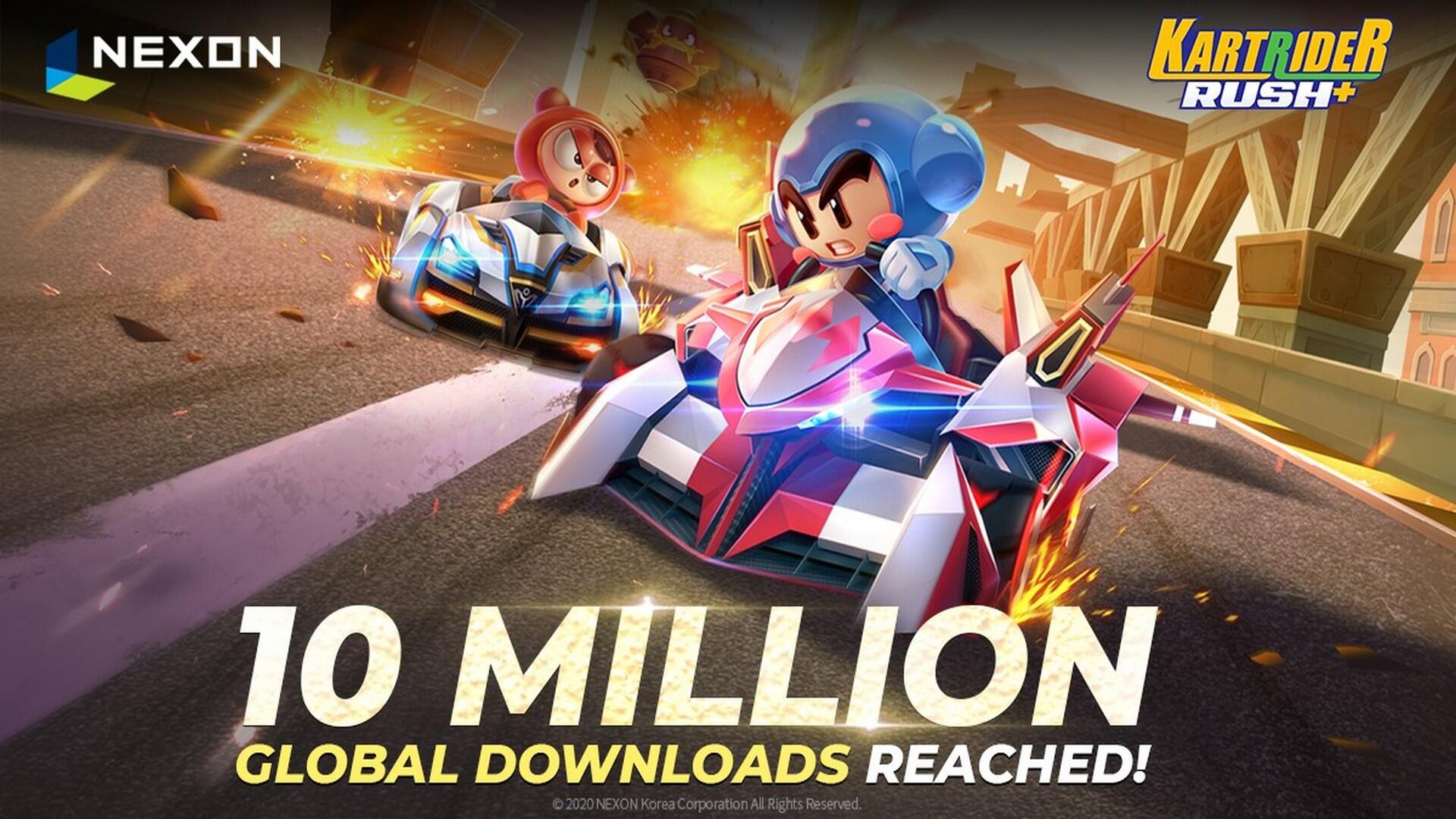 KartRider Rush+ Surpasses 10 Million Global Downloads Within Two Weeks ...