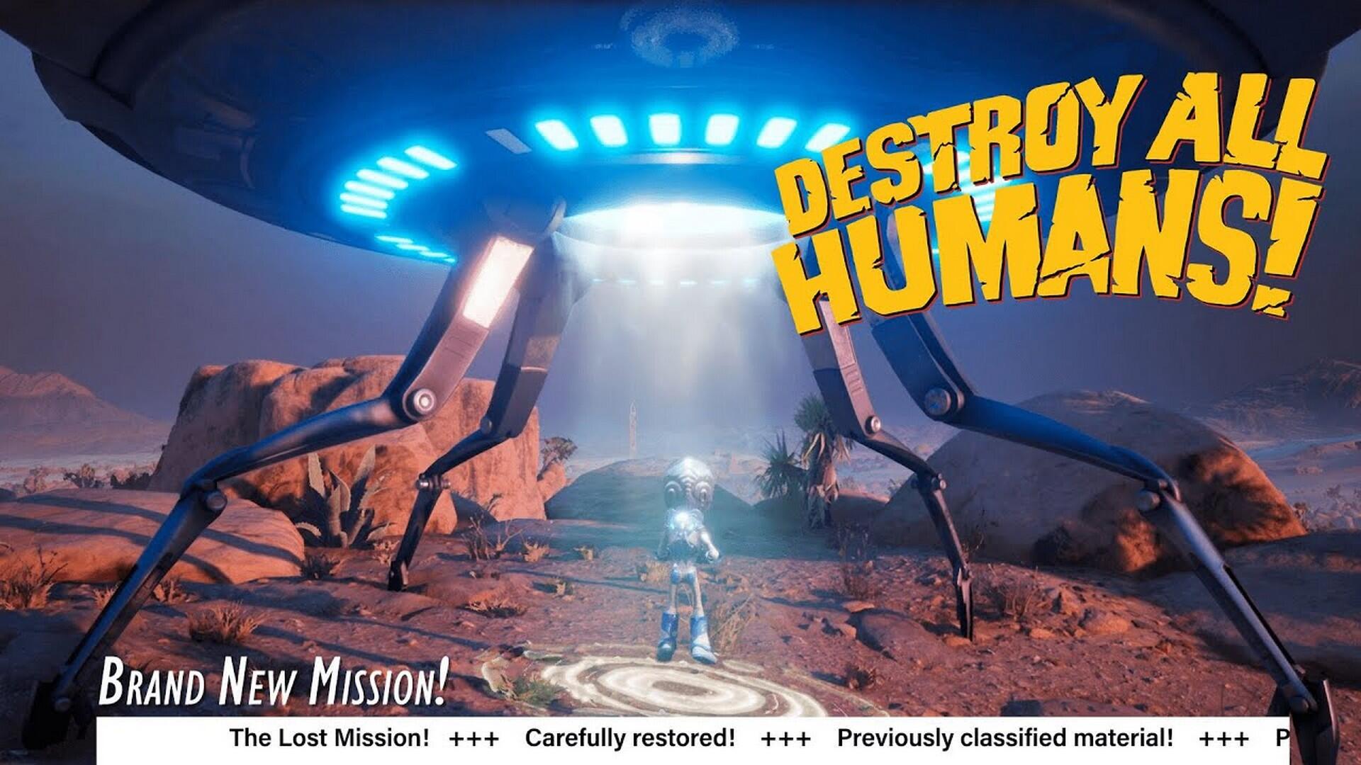 The Lost Mission: A Teaser for Destroy All Humans! New Level | MKAU Gaming