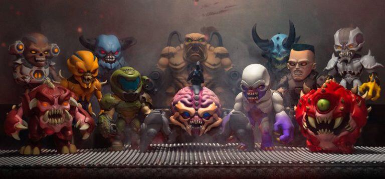 Numskull Designs Reveals Official DOOM Collectible Figurines | MKAU Gaming