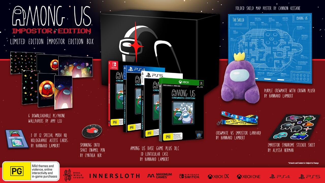 Among Us Collector’s Editions Ejecting into Retail | MKAU Gaming