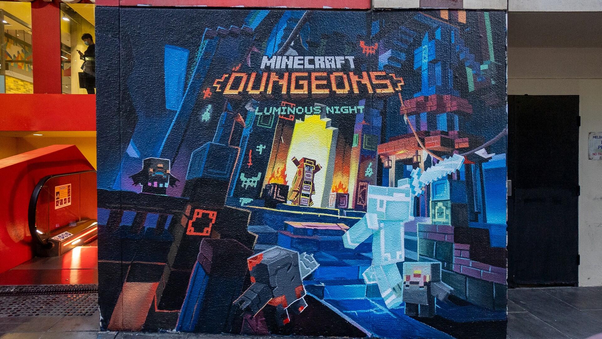 Minecraft Dungeons: Luminous Night Has Taken Over Melbourne | MKAU Gaming