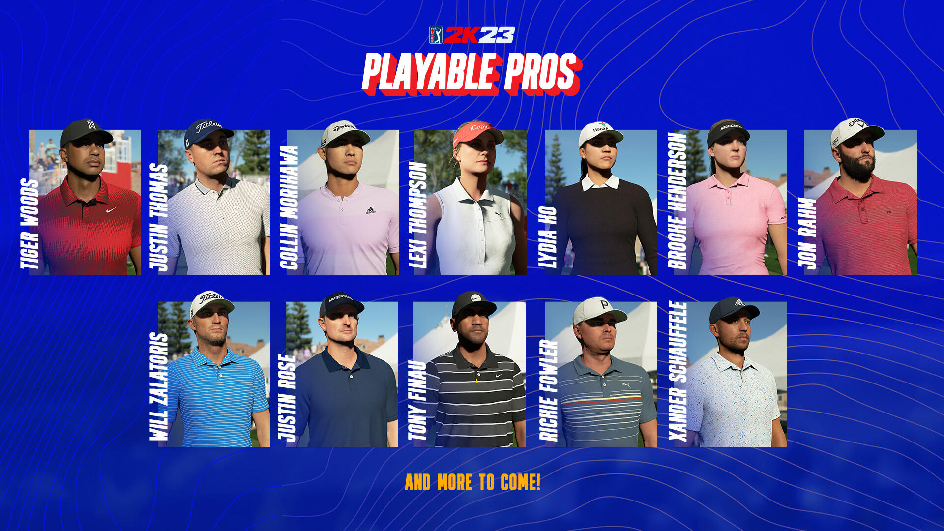 PGA TOUR 2K23 Unveils Elite Roster Of Playable Pros | MKAU Gaming