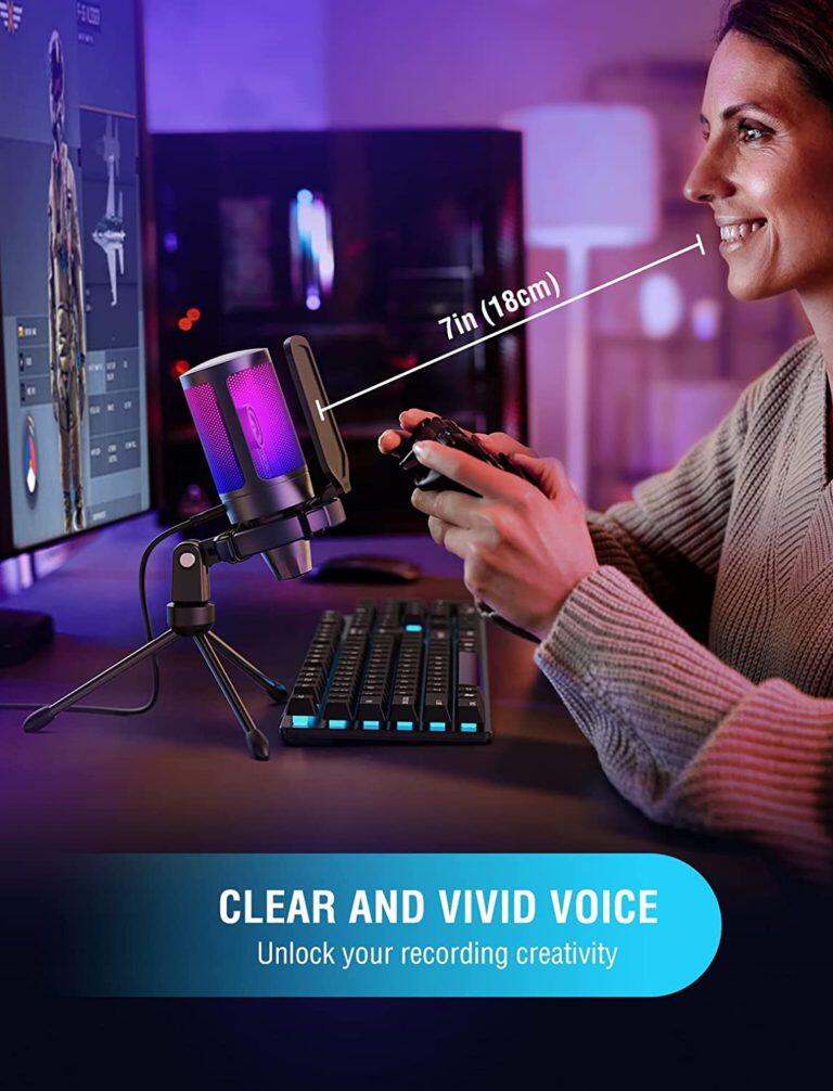 FIFINE Ampligame A6V USB Gaming RGB Microphone - Review | MKAU Gaming