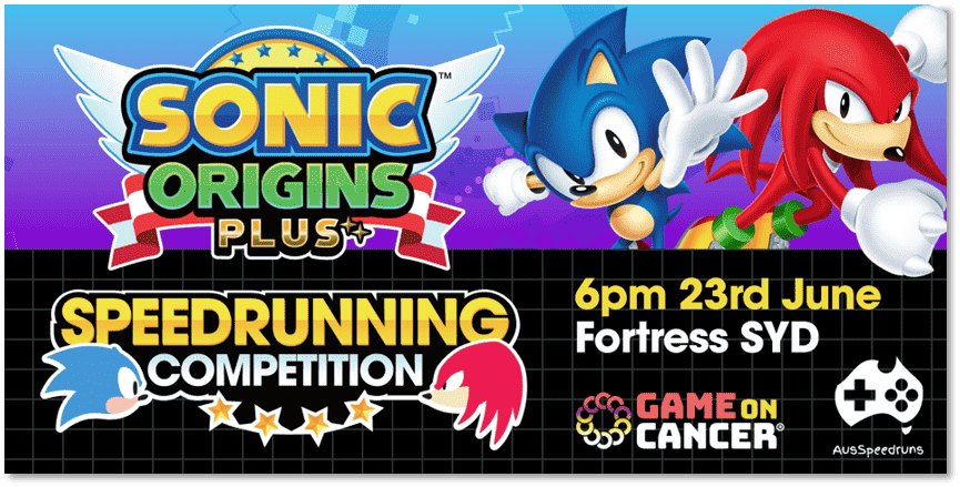 AusSpeedruns & Five Star Games Spin Up Inaugural Sonic State Of Origins ...