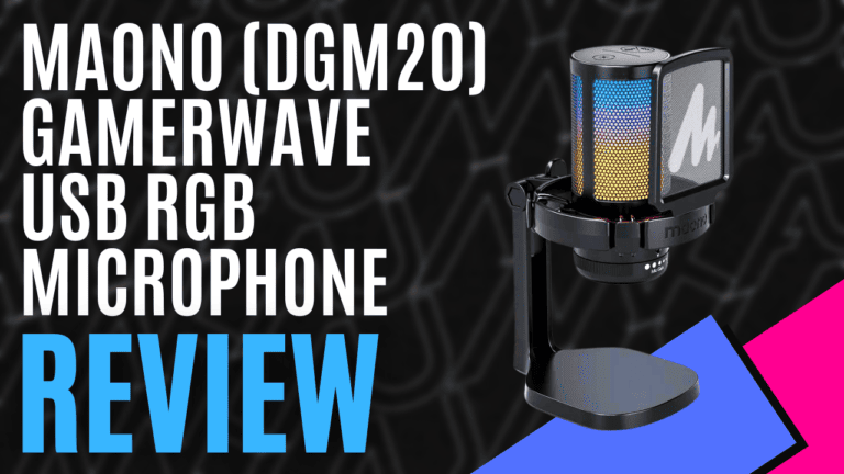 MAONO (DGM20) GamerWave Condenser USB RGB Microphone - Review | MKAU Gaming