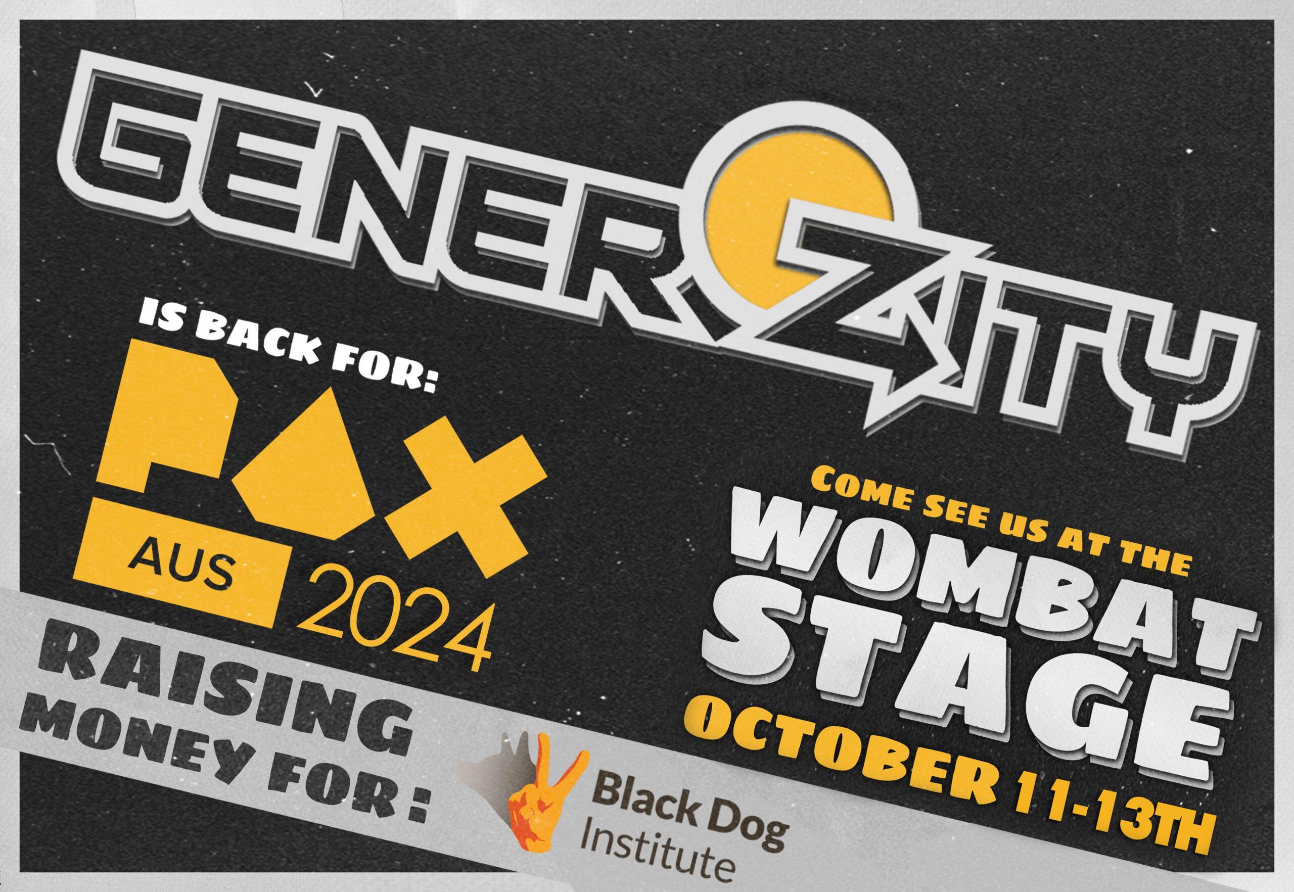 GenerOZity Teams Up With Black Dog Institute For PAX AUS To Launch Indie Gaming Bundle | MKAU Gaming