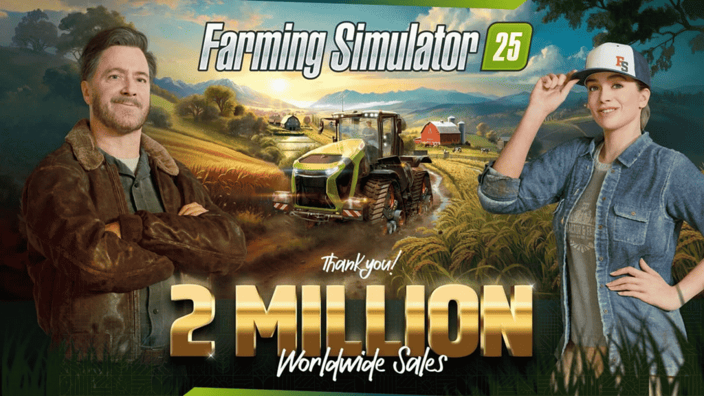 Ploughing up the Charts: Farming Simulator 25 Starts with 2 Million ...