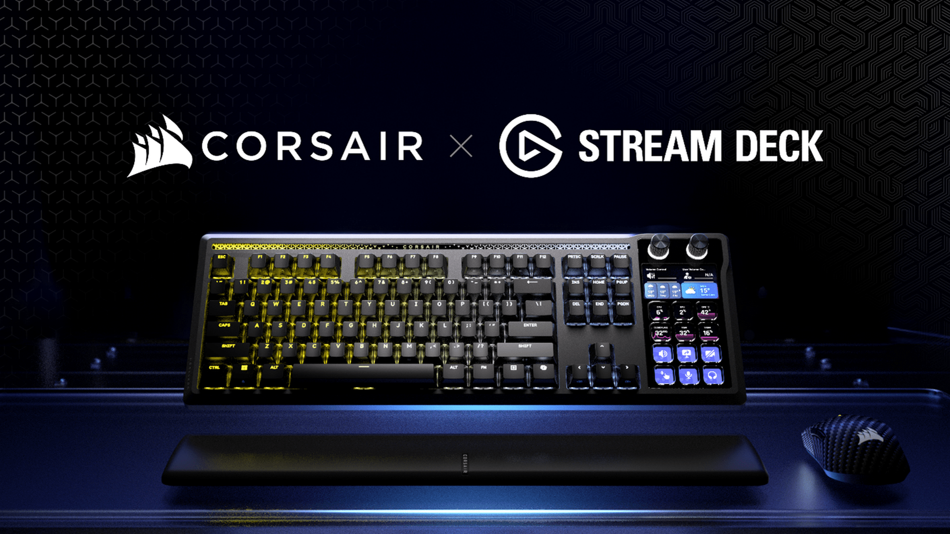 CORSAIR Introduces First Gaming Keyboard with Built-In Stream Deck ...