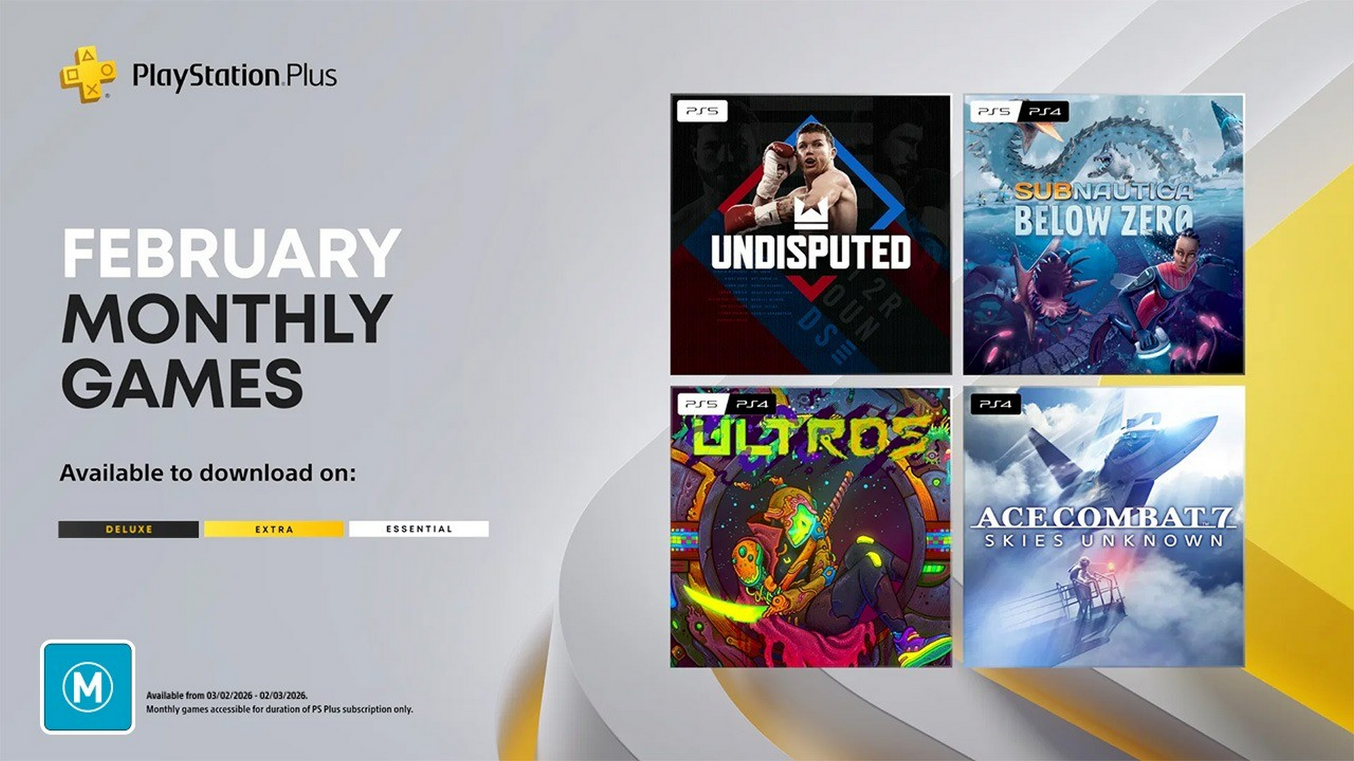 PlayStation Plus Monthly Games for February: Undisputed, Subnautica ...