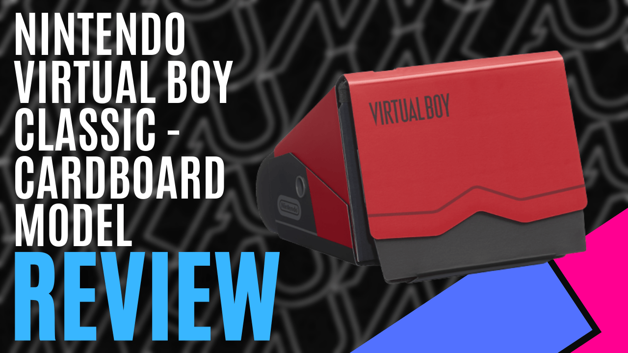 Nintendo Virtual Boy Classic: Cardboard Model (Nintendo Switch ...